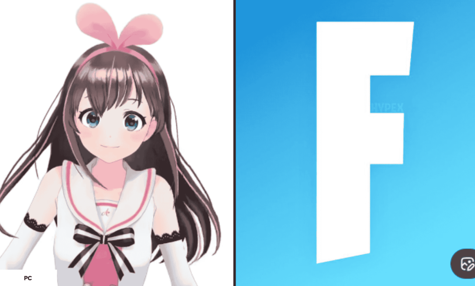 Fortnite confirma crossover com a VTuber Kizuna AI