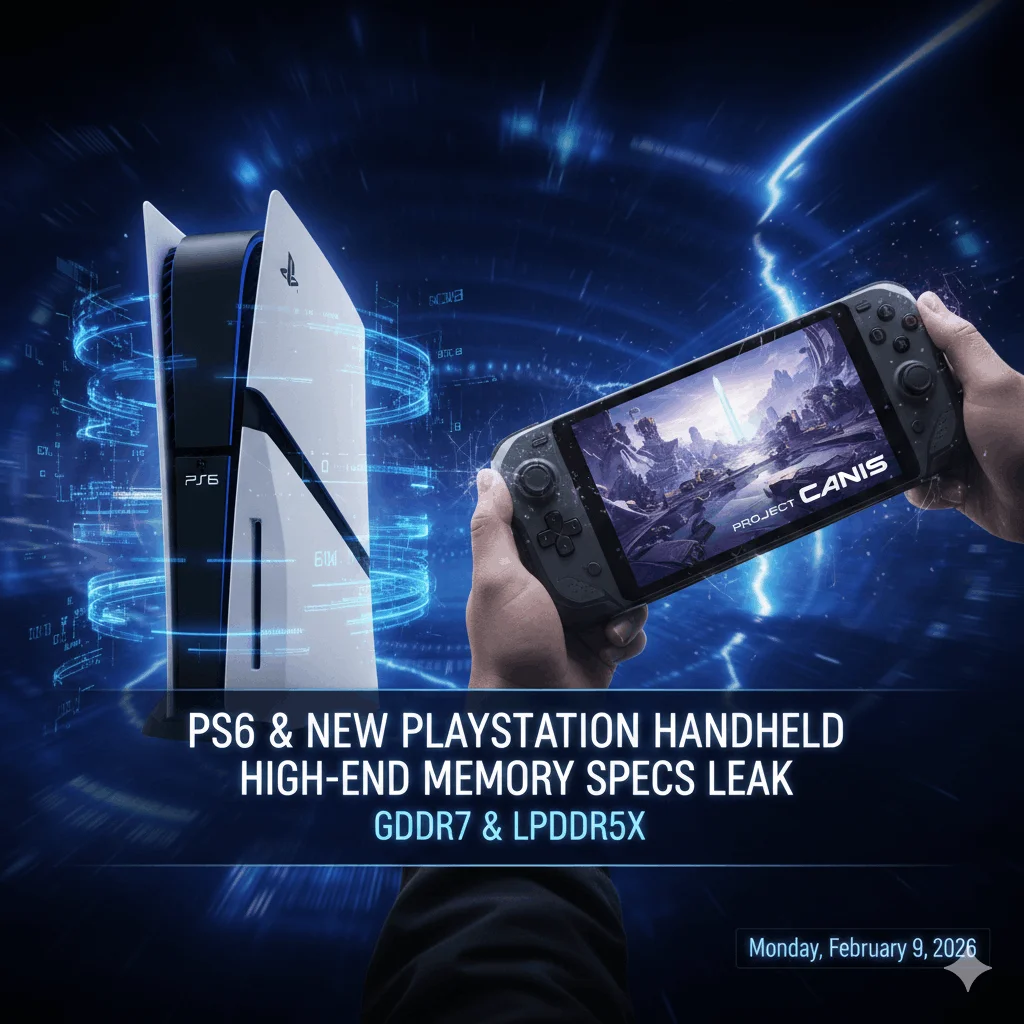 PS6 and New PlayStation Handheld Leaks: High-End Memory Specs Revealed