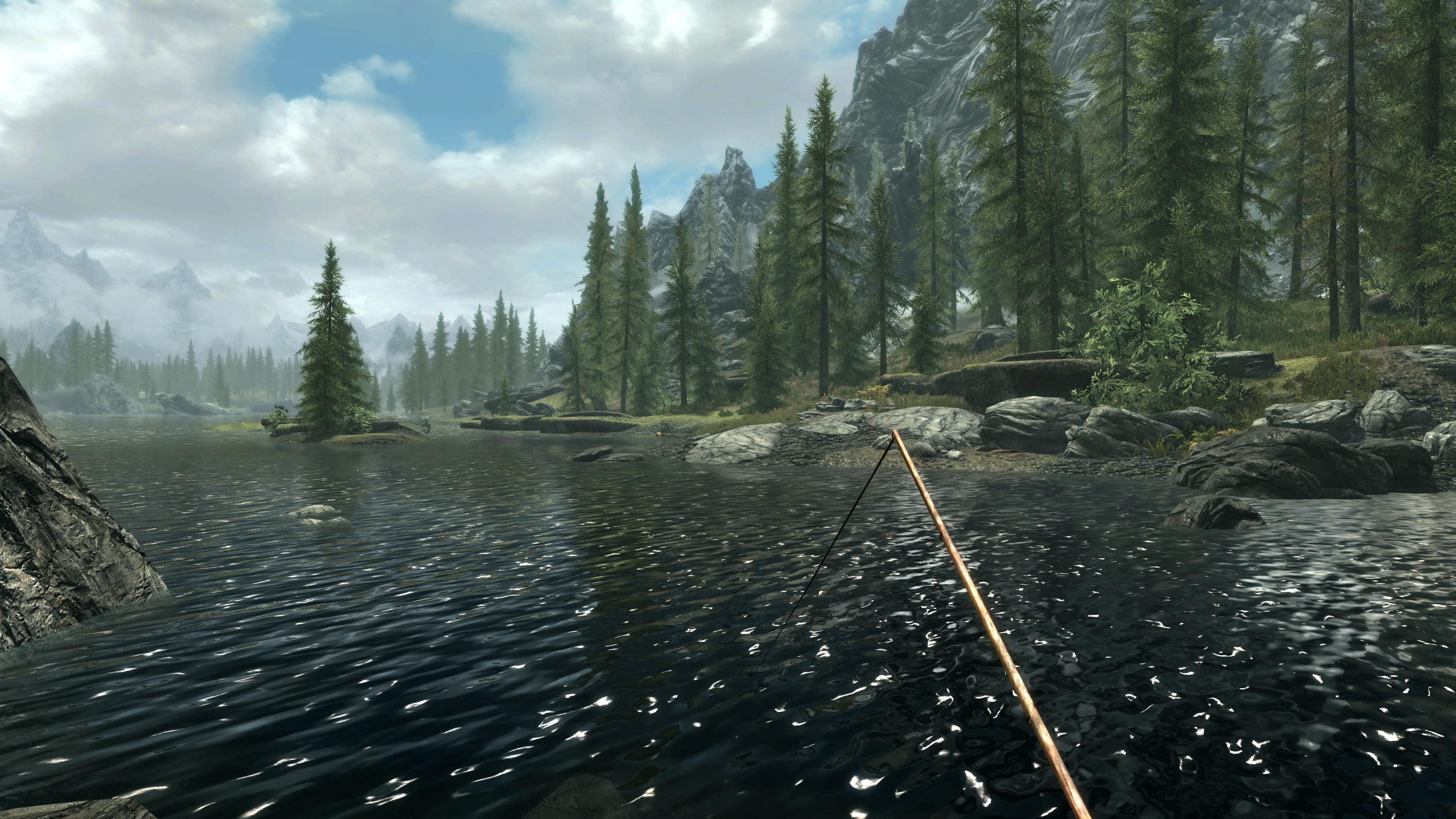 Fishing doesn't add much to Skyrim, but it hardly matters