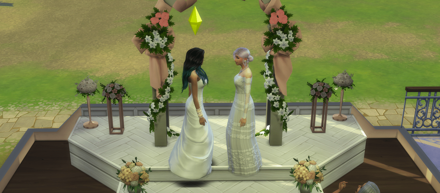 The Sims 4: My Wedding Stories adds a great personal touch