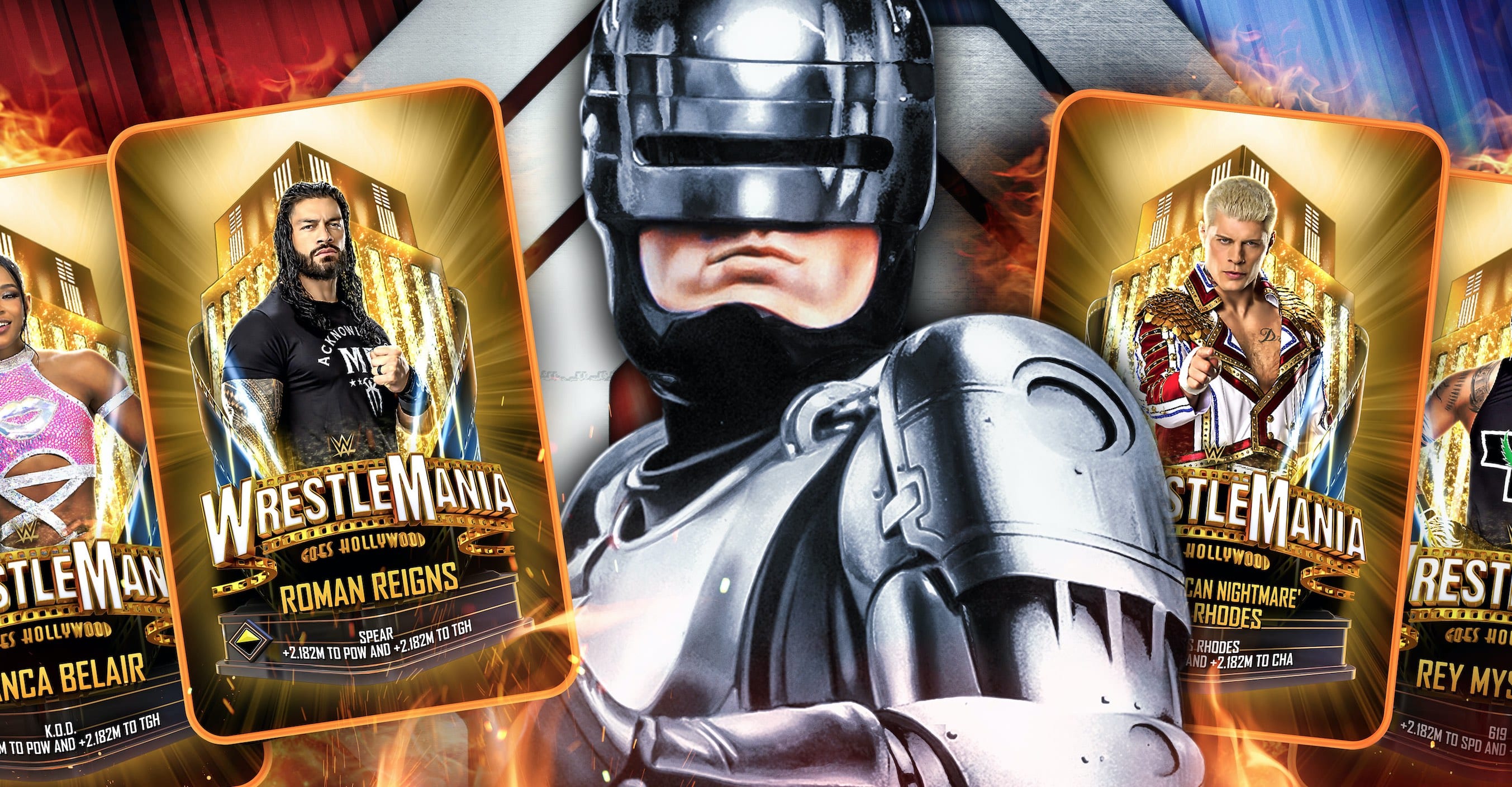 RoboCop is now unlockable in WWE SuperCard