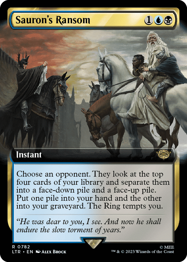 MTG: The Lord of the Rings card preview - Sauron's Ransom