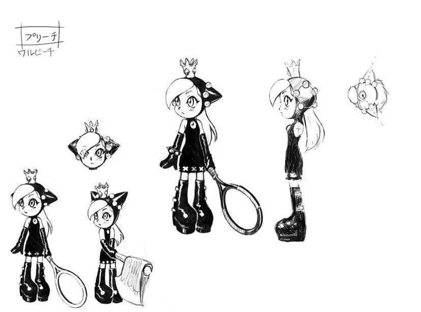 Wapeach, an evil Princess Peach variant, revealed by Waluigi designer