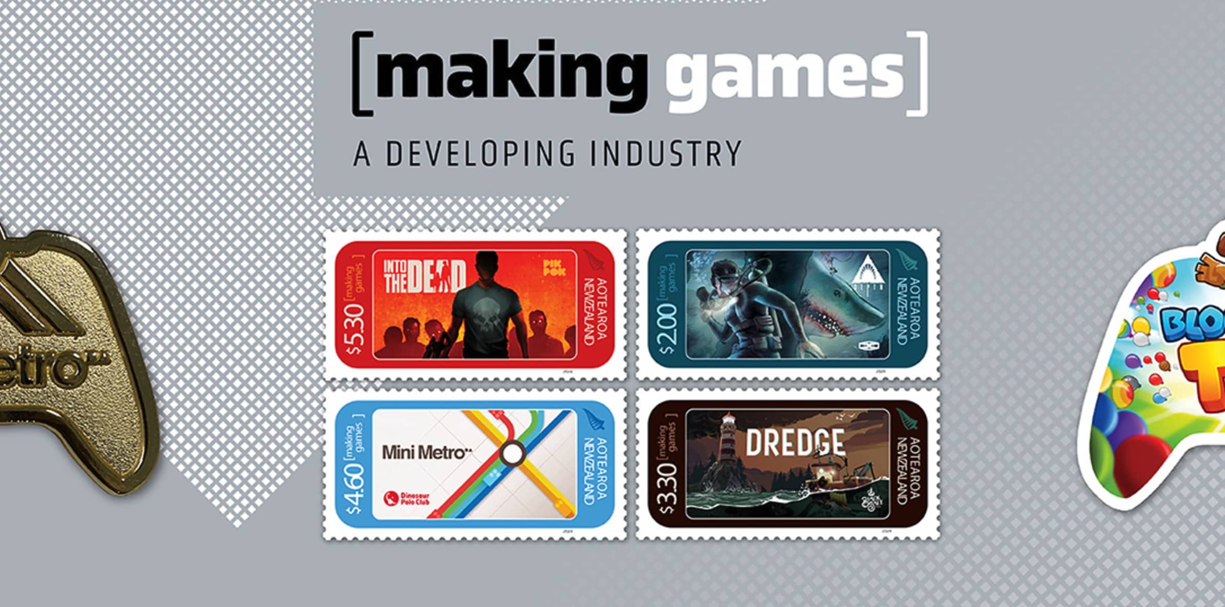 NZ Post is releasing New Zealand video game stamps and collectibles