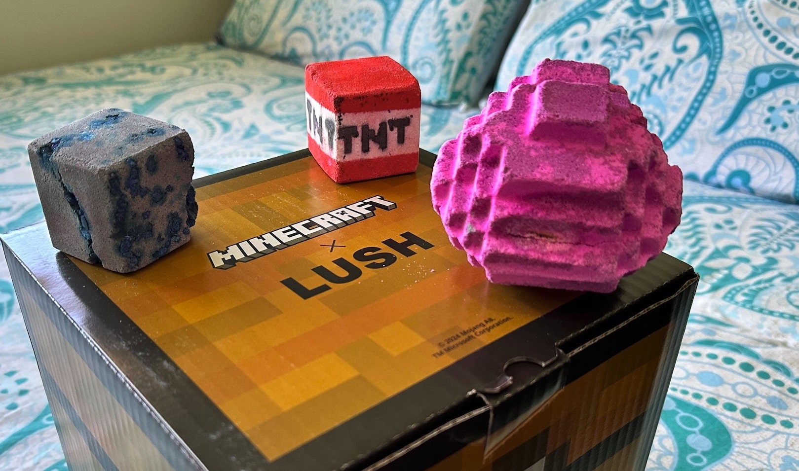 Lush's new Minecraft collection gamifies your bath time