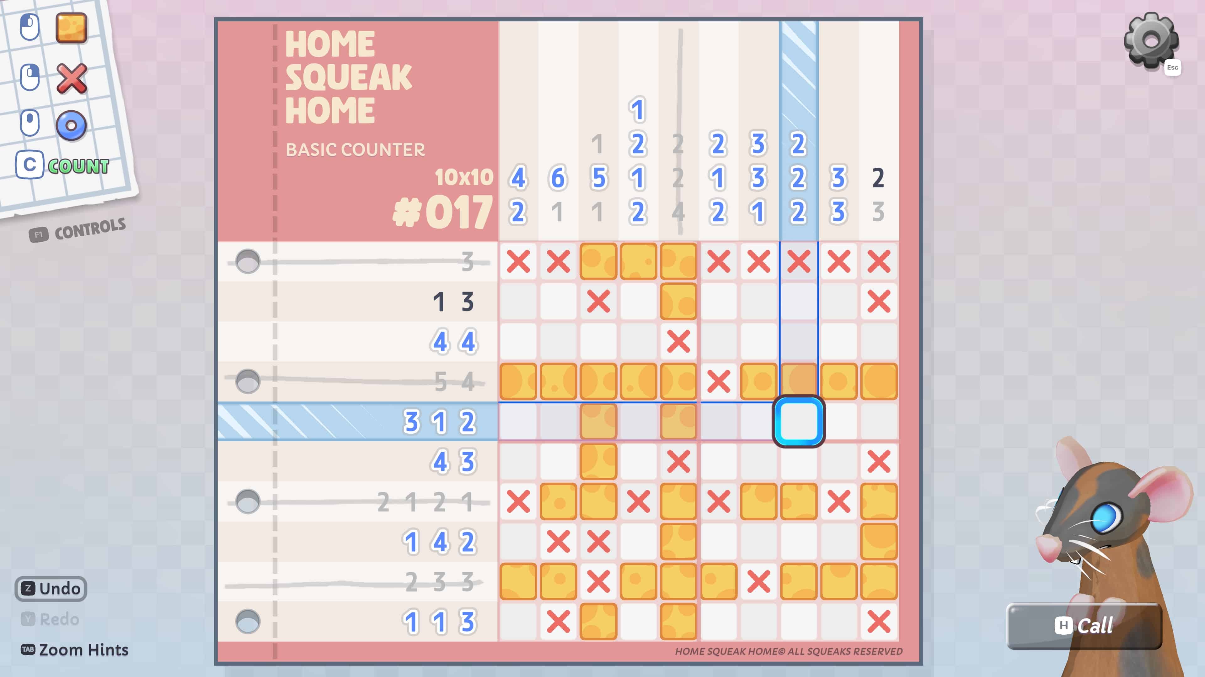Squeakross: Home Squeak Home is a must-play for picross fans