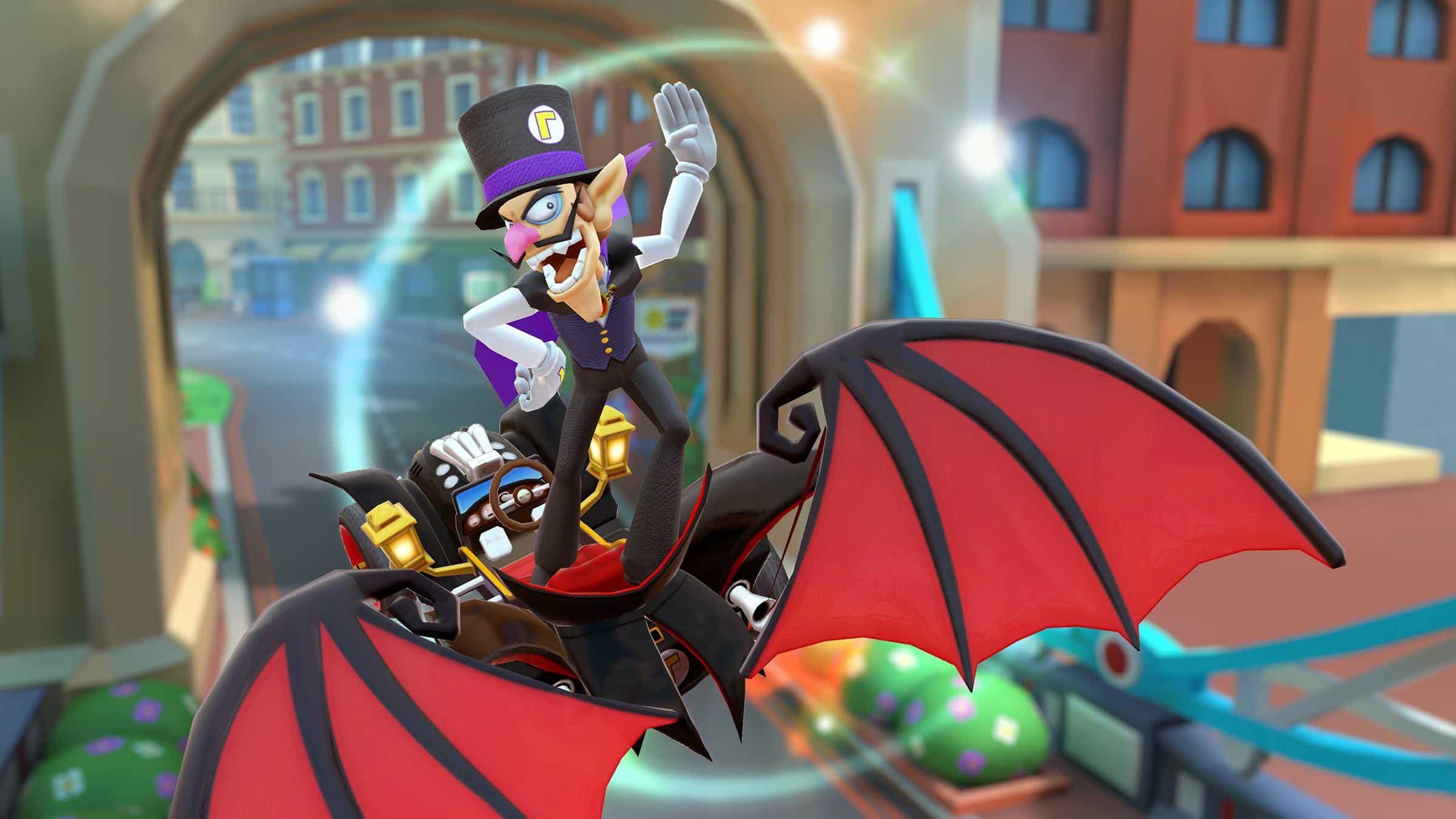 Vampire Waluigi returns in Mario Kart World