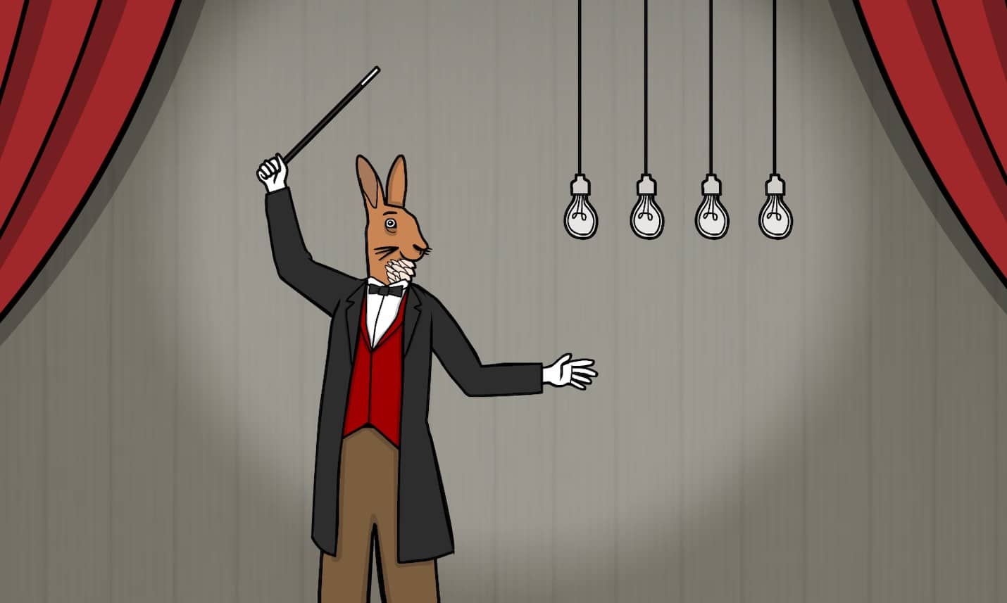 The Mr. Rabbit Magic Show is a colourful ode to Rusty Lake's past