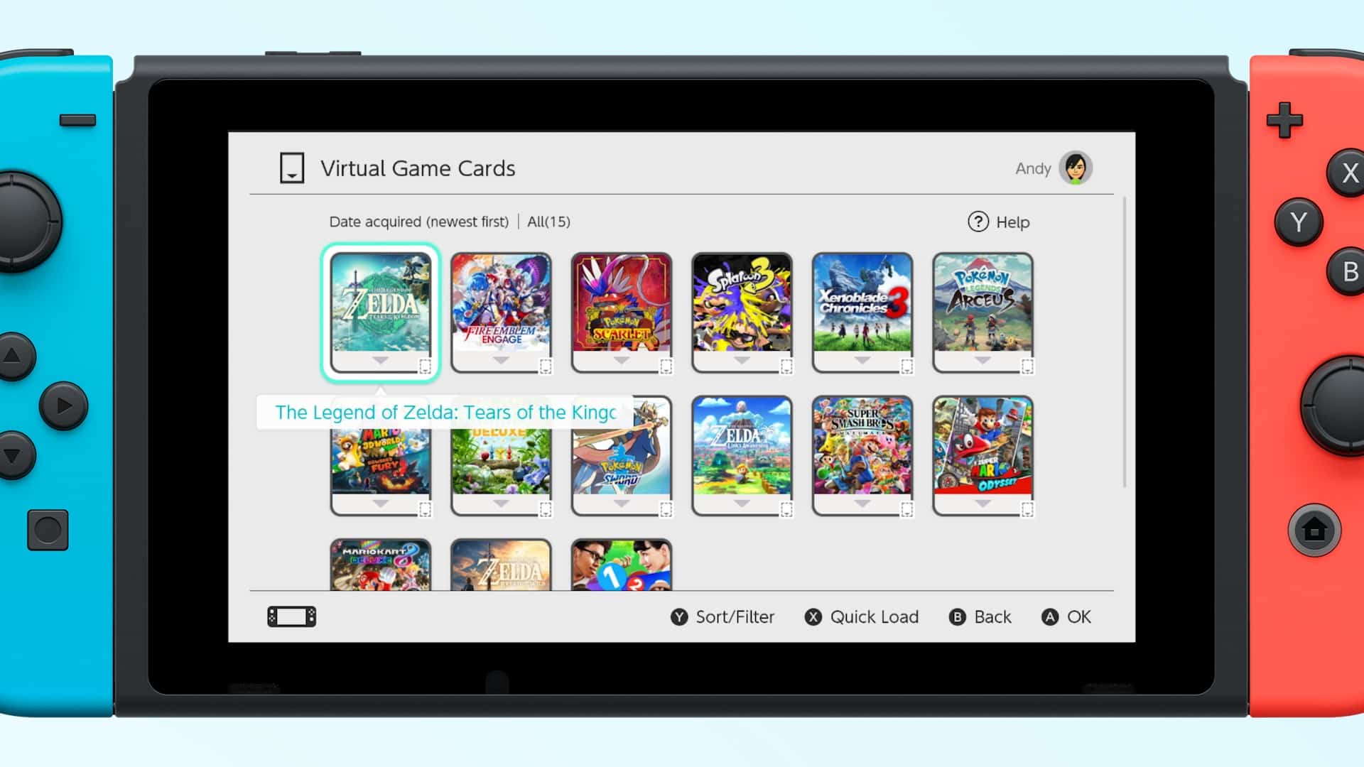 Nintendo Switch gets virtual game cards and more in new update