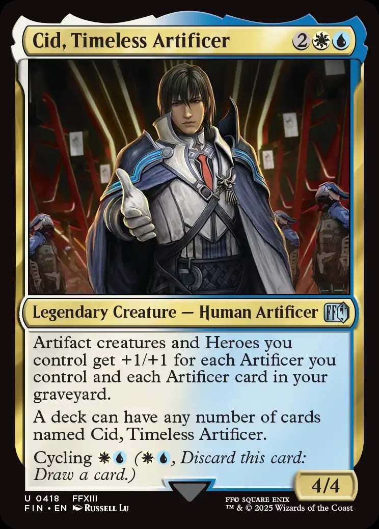 MTG's Final Fantasy set includes iconic heroes, and 15 Cids