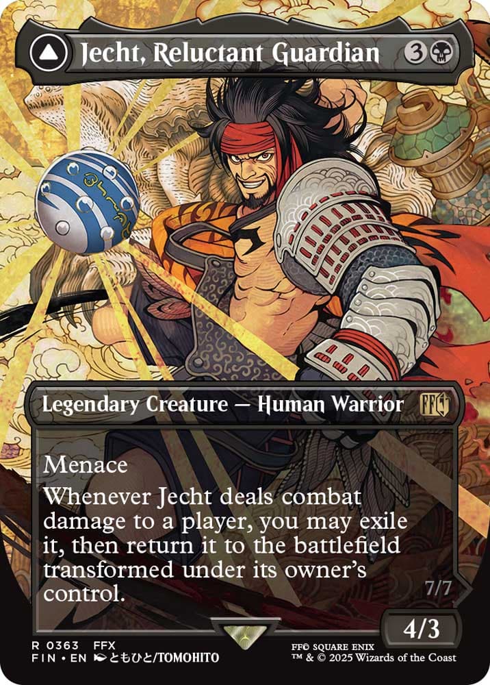 MTG Final Fantasy: Exclusive Card Preview – Jecht, Reluctant Guardian