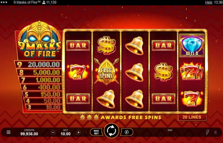 9 Masks of Fire Slot Review - Play the Free Demo